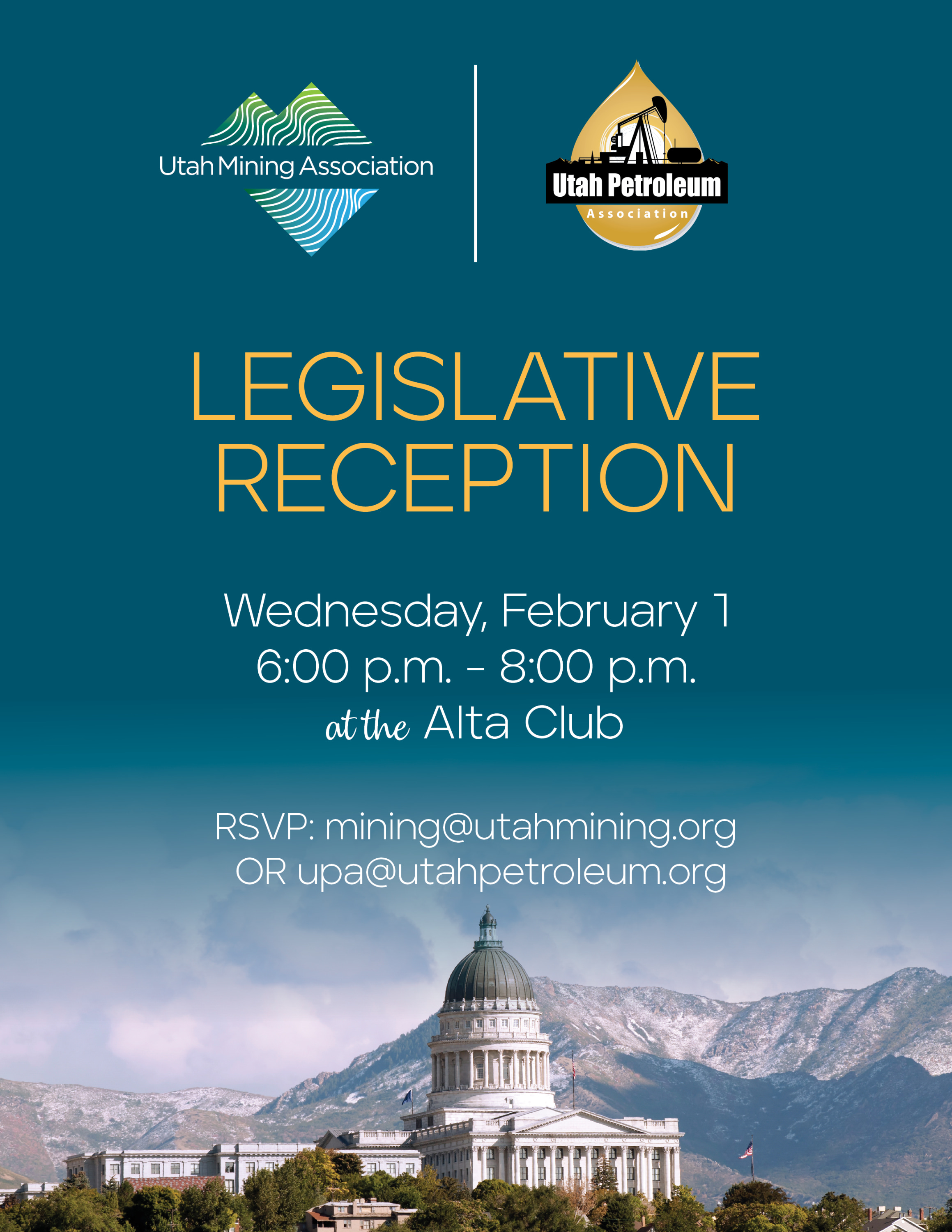 2025 Legislative Reception | Utah Mining Association