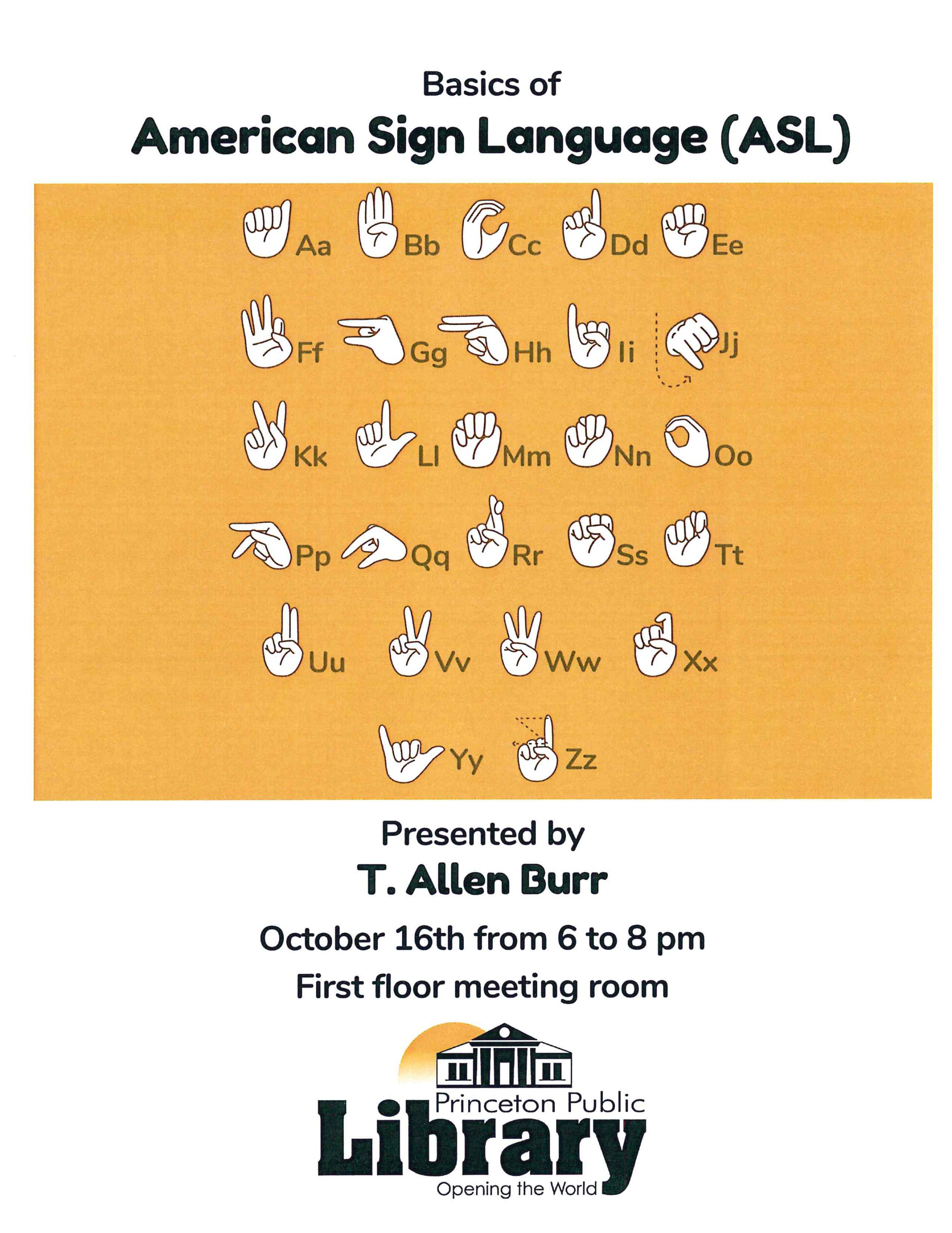 Basics of American Sign Language – Go Gibson