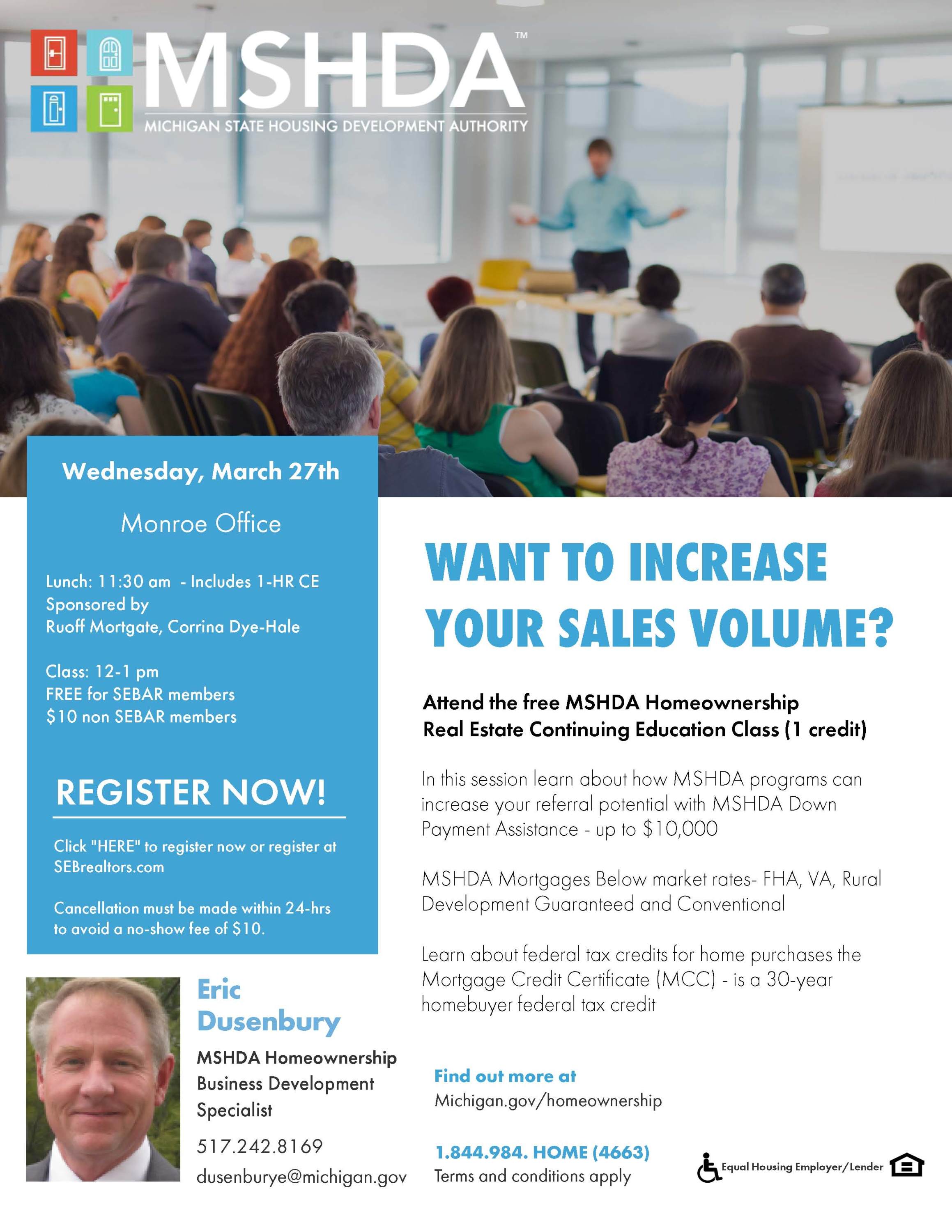 Lunch & Learn - MSHDA "Michigan State Housing Development Authority" - default - Southeastern ...