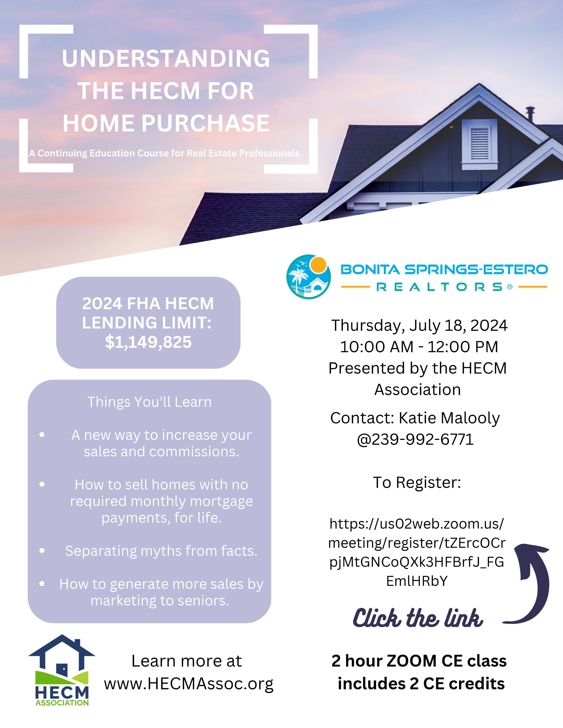 Understanding the HECM for Home Purchase (2CE)- ZOOM – Bonita Springs ...