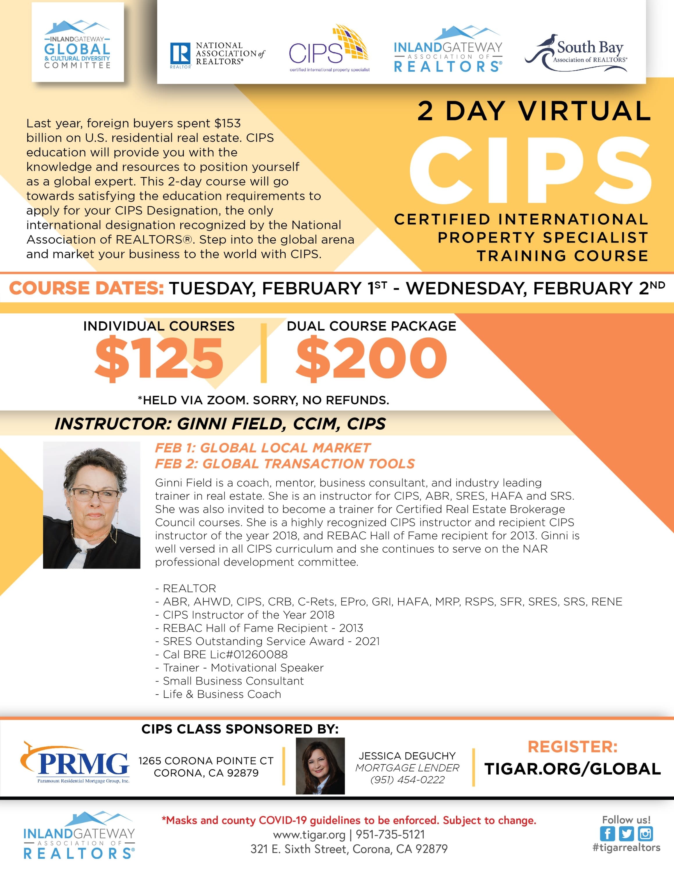 2 Day CIPS Training Course (Zoom Only) - Inland Gateway REALTORS®