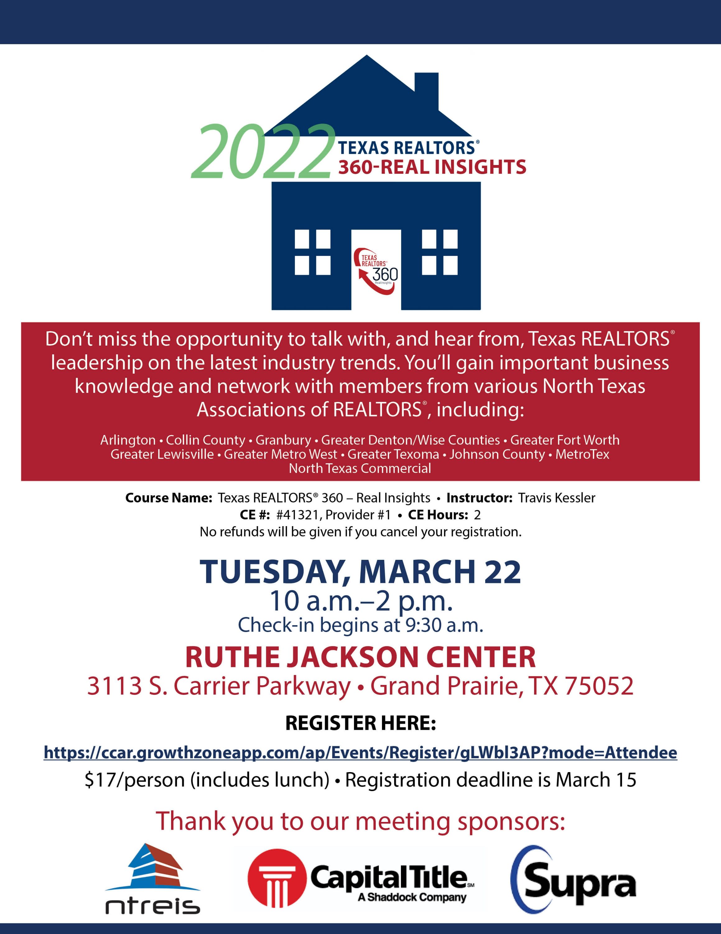 Texas REALTORS® 360-REAL INSIGHTS Meeting - Collin County Area REALTORS®