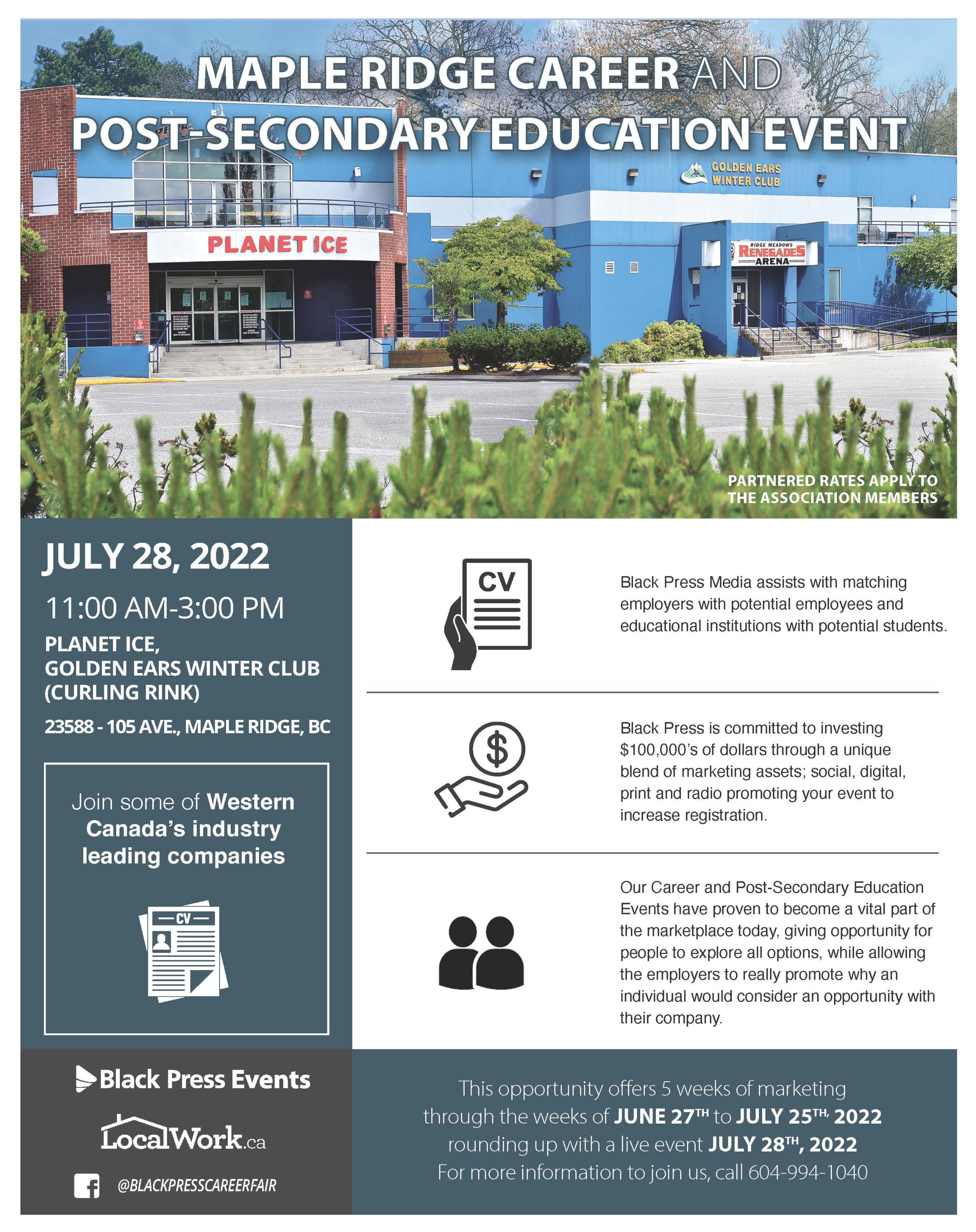 Maple Ridge Career & Post-Secondary Education Event - Downtown Maple ...