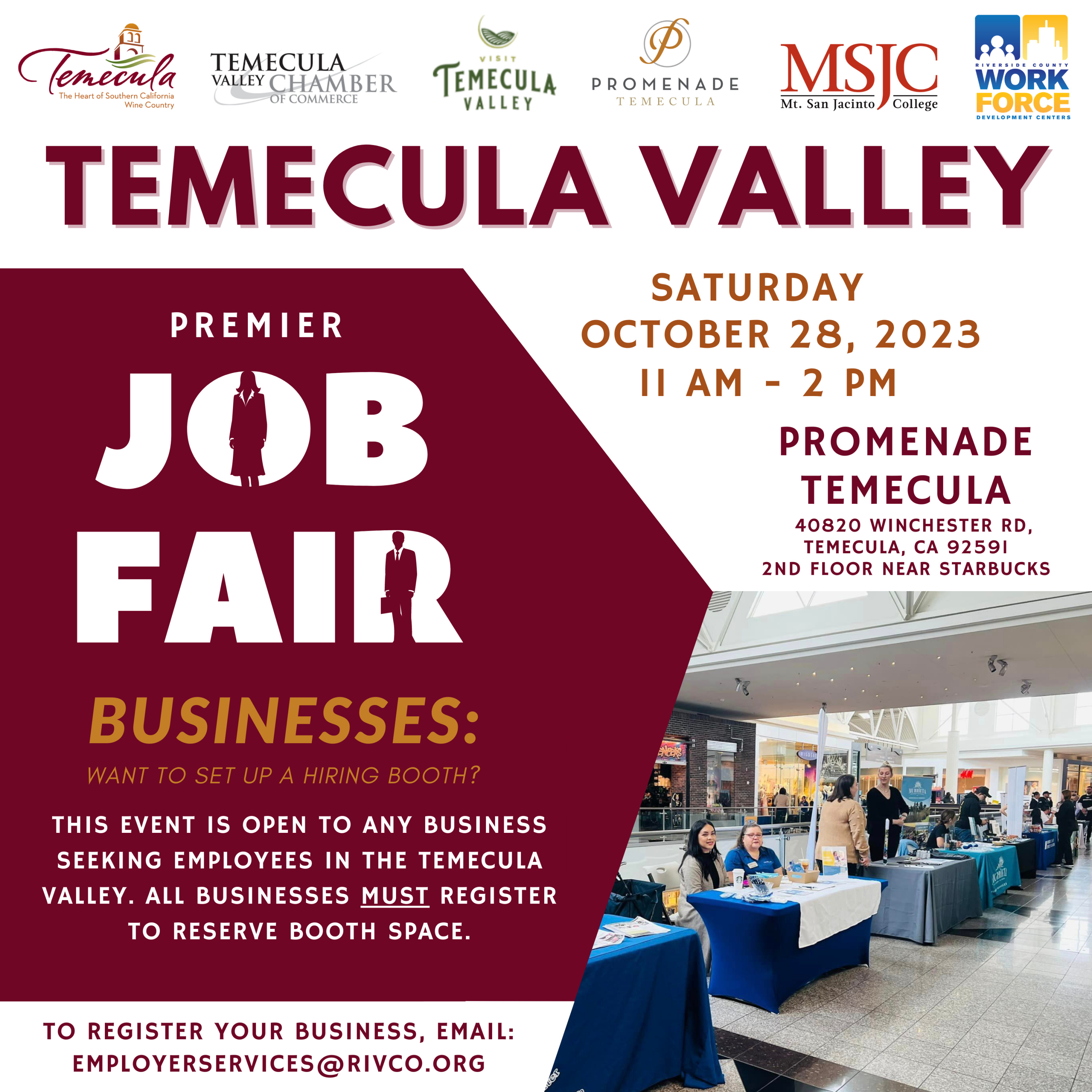 Temecula's Premier Job Fair - Temecula Valley Chamber of Commerce
