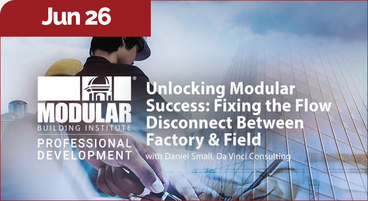 Unlocking Modular Success: Fixing the Flow Disconnect Between Factory & Field - Event Registration
