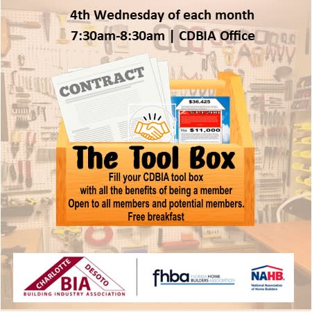 Tool Box Sponsored by Adam Homes - Get the tools available to you from your CDBIA Membership ...