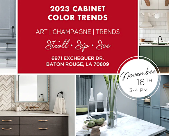 Acadian House Design + Renovation - 2023 Cabinet Color Trends - Home ...