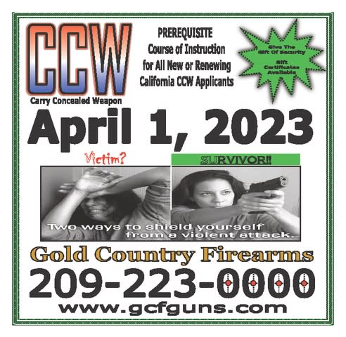 CCW Class - Amador County Chamber