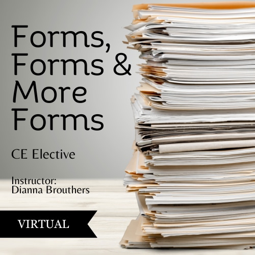 Virtual LIVE CE: Forms, Forms, and More Forms - Aiken Association of ...