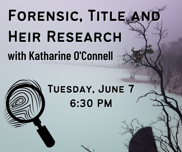 Forensic, Title and Heir Research at Ritter Public Library - Vermilion ...