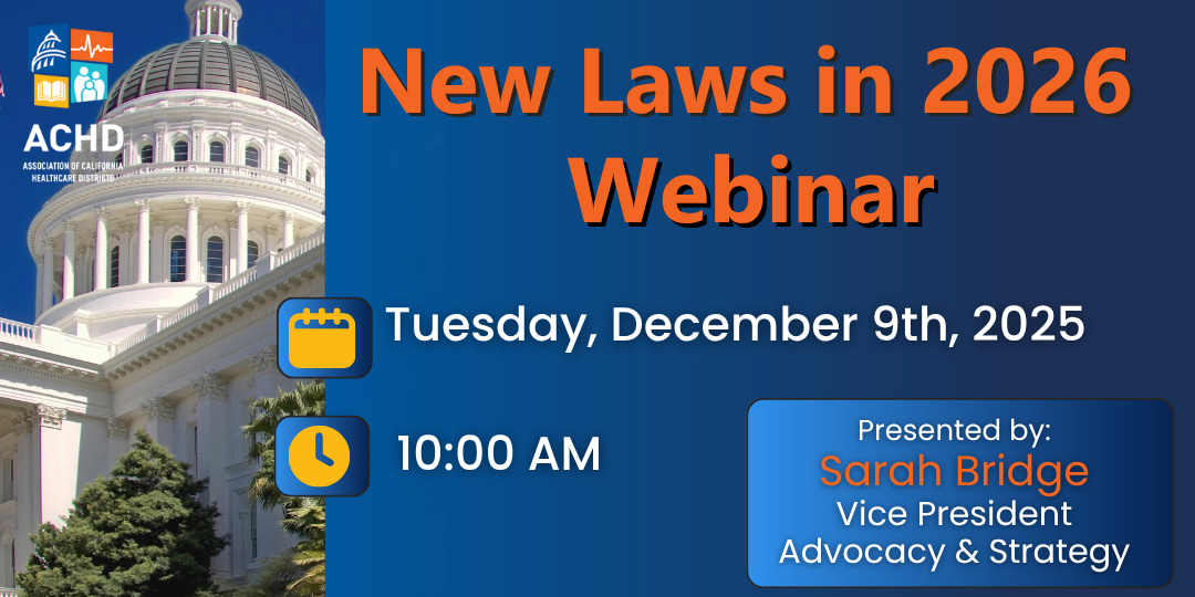 Webinar Series: New Laws in 2026 - Event Registration