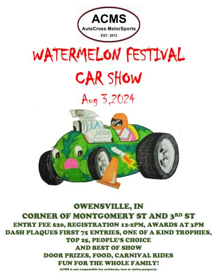 Watermelon Festival Car Show – Go Gibson