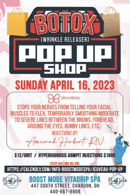 Botox Pop Up Shop - Chardon Area Chamber of Commerce