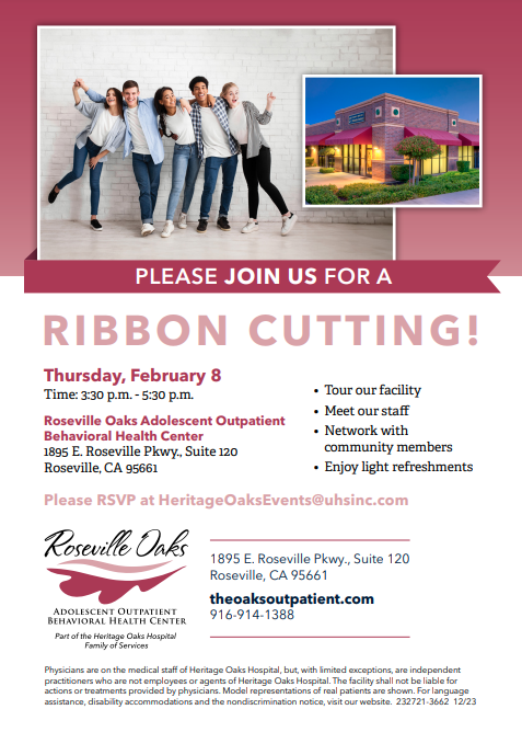 Ribbon Cutting Celebration: The Oaks Outpatient Adolescent Behavioral Health Center - default ...