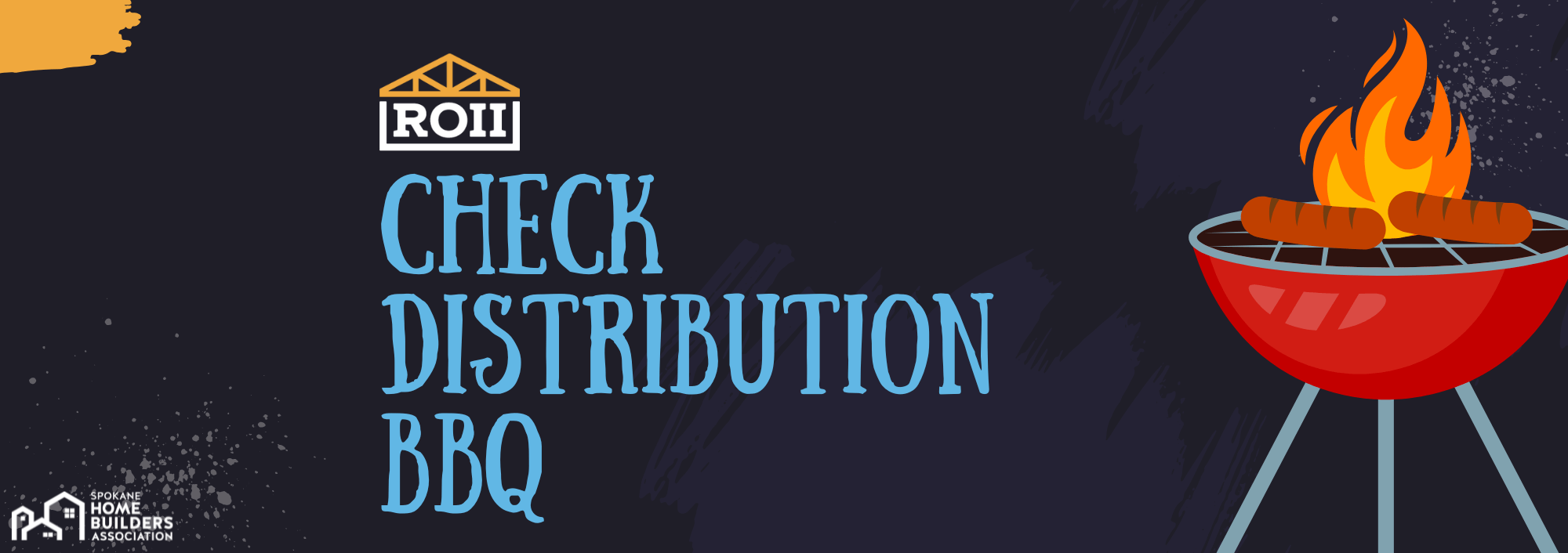 ROII Check Distribution BBQ - Spokane Home Builders Association