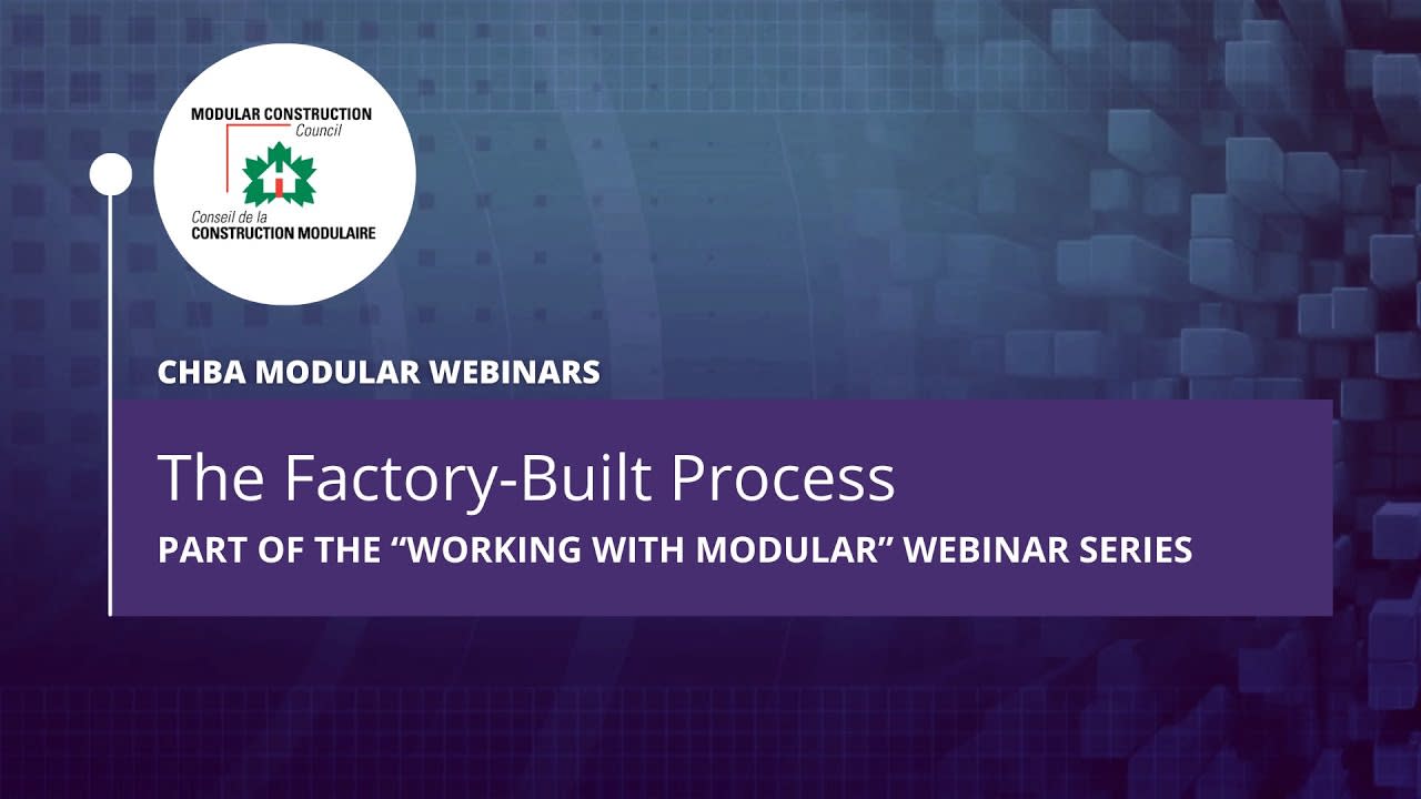 The Factory-Built Process - Part of the "Working with Modular" webinar ...
