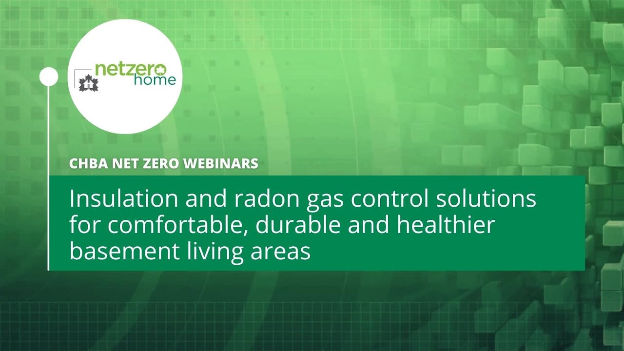 Insulation and radon gas control solutions for comfortable, durable and healthier basement ...