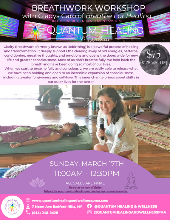 Breathwork Workshop with Gladys Caro in the Energy Enhancement System ...