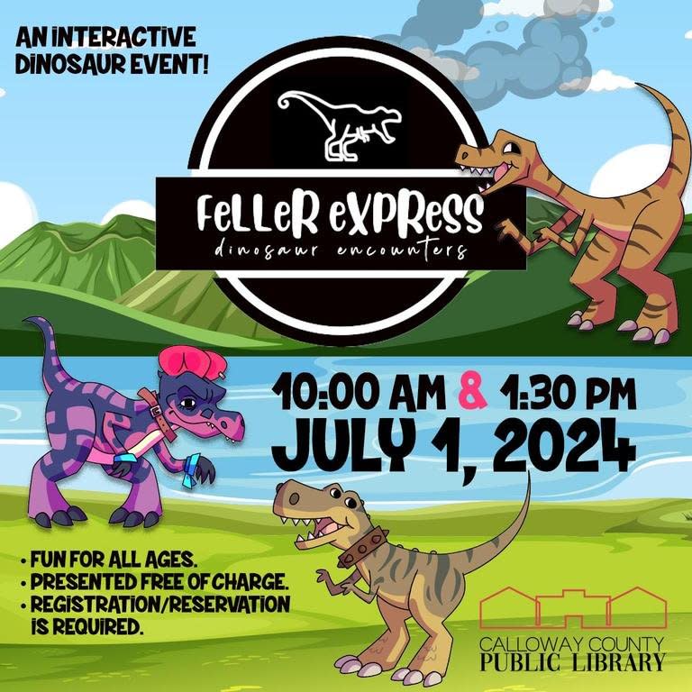 Feller Express Dinosaur Encounters @ CCPL - Murray-Calloway County ...