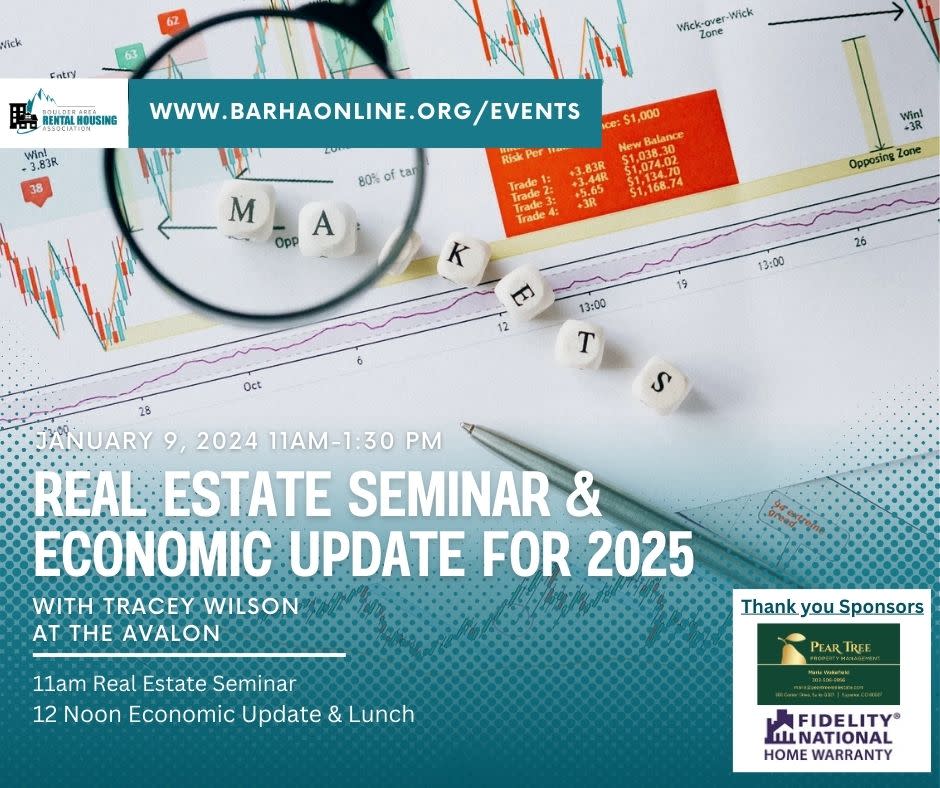 BARHA Luncheon: 2025 Economic Update & Real Estate Seminar - BOLO REALTORS®