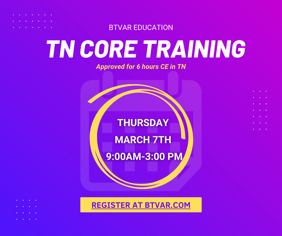Required TN Core Training 2024 - default - Bristol Tennessee/Virginia ...