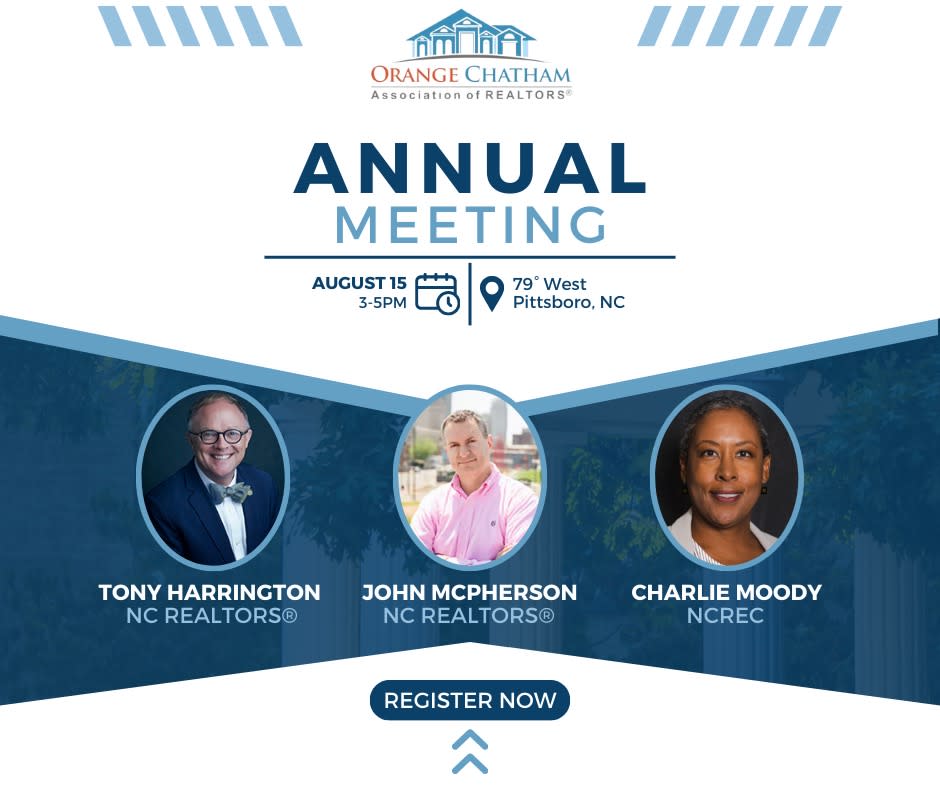 Annual Member Meeting - Orange Chatham Association of REALTORS®