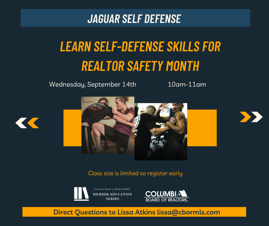 2022 September Member Education- Self Defense and Safety for REALTORS ...