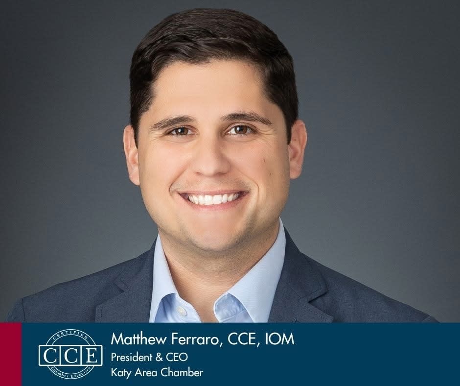 The Katy Area Chamber’s Matthew Ferraro Earns Elite Certification ...