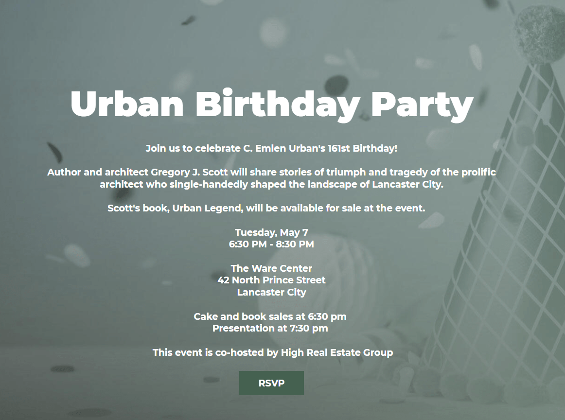 Urban Birthday Party! - Lancaster Chamber of Commerce