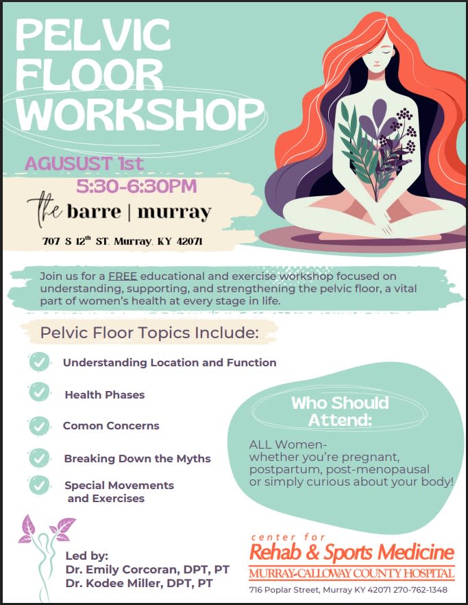 Pelvic Floor Workshop @ The barre Murray - Murray-Calloway County Chamber of Commerce