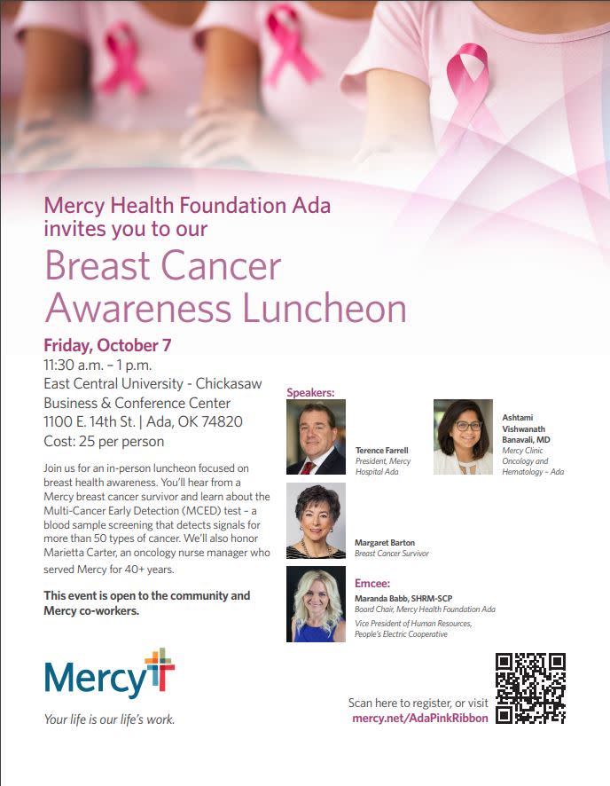 Breast Cancer Awareness Luncheon - default - Ada Area Chamber of Commerce