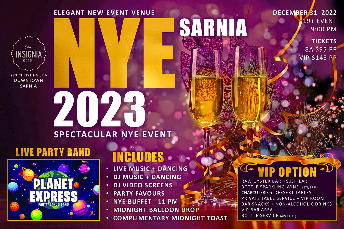 NYE 2023 Spectacular NYE Event Overridden - https://sarnia-chamber ...