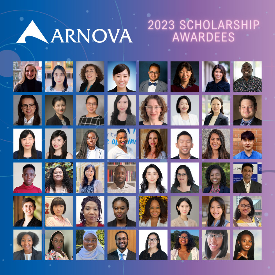 2023 Scholarship awardees - ARNOVA