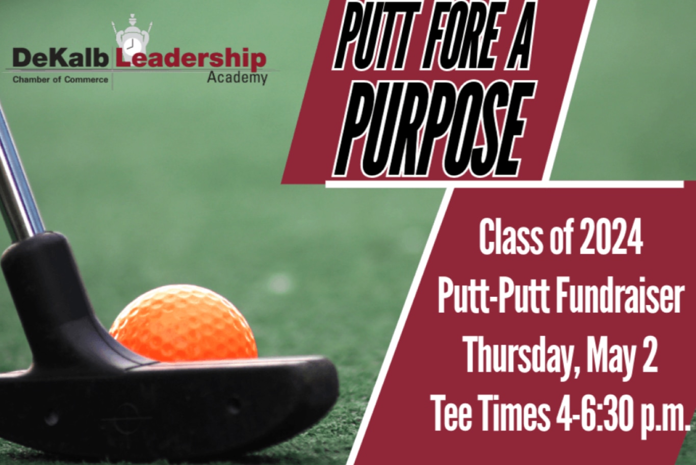 Putt Fore a Purpose Leadership Academy Fundraiser - Event Registration