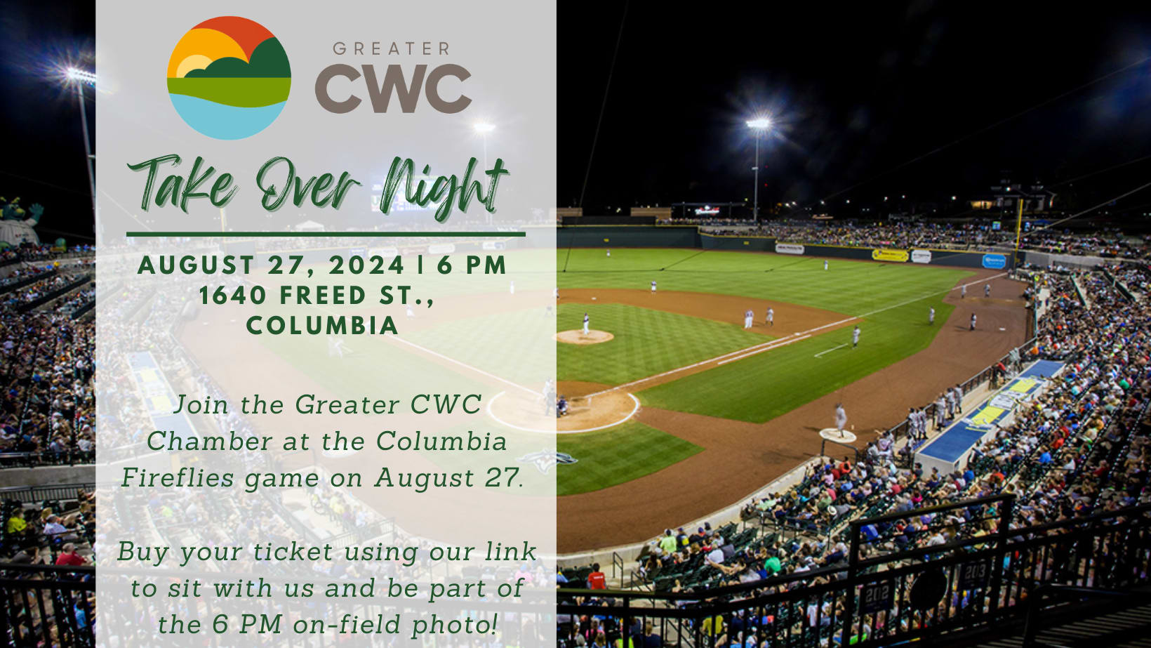 Greater CWC Chamber Take Over at the Columbia Fireflies Game - Greater ...