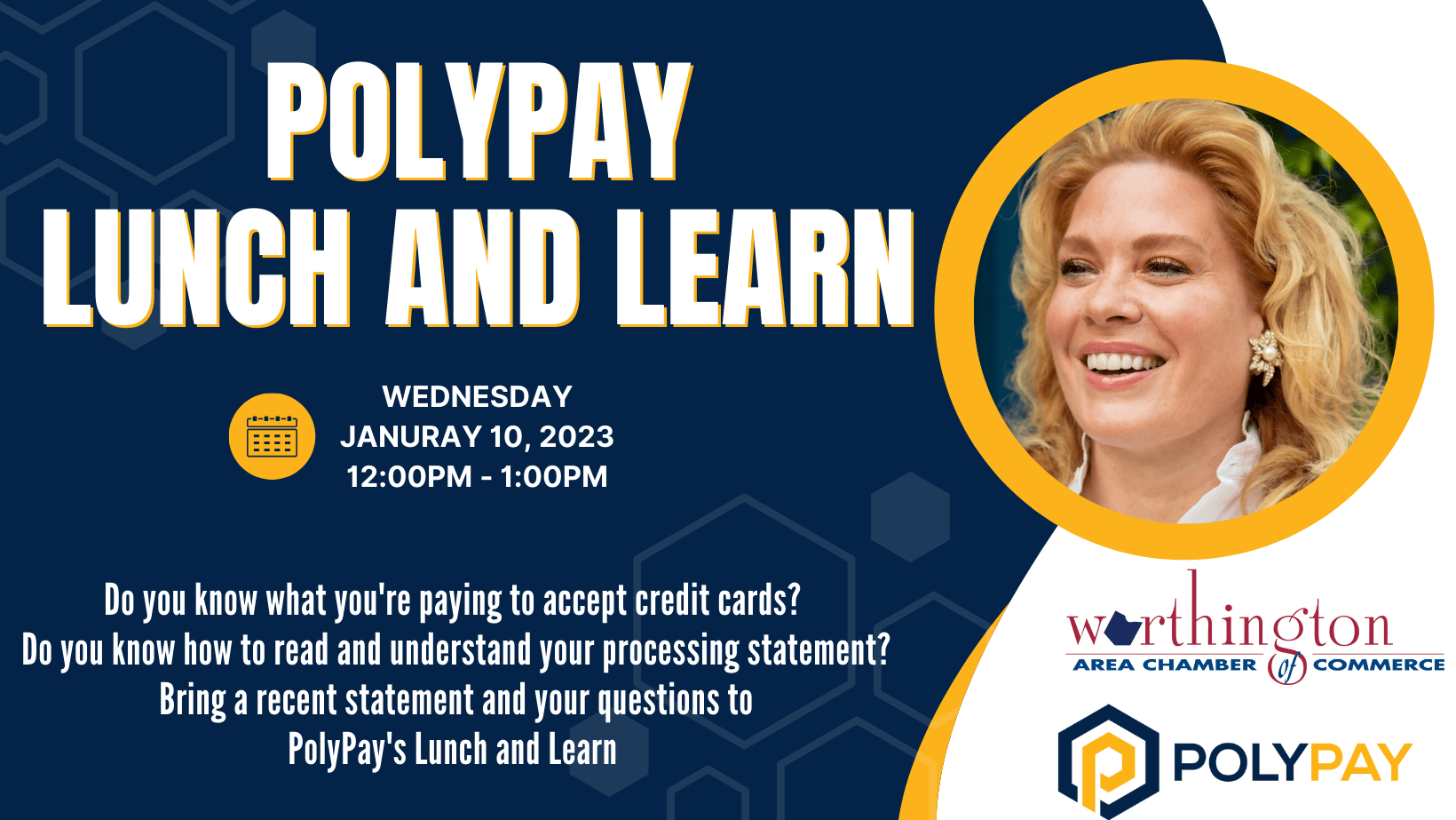 Lunch & Learn: Credit Card Processing with PolyPay - Worthington Area Chamber of Commerce OH