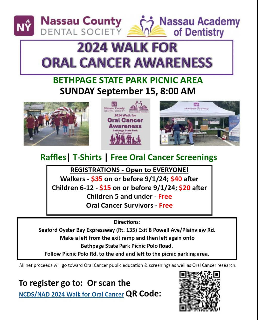 Community Event: 2024 Walk for Oral Cancer Awareness - Syosset Woodbury ...