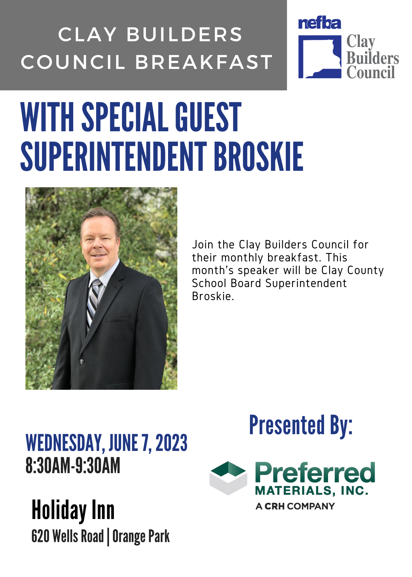 Clay Builders Council Breakfast - NEFBA