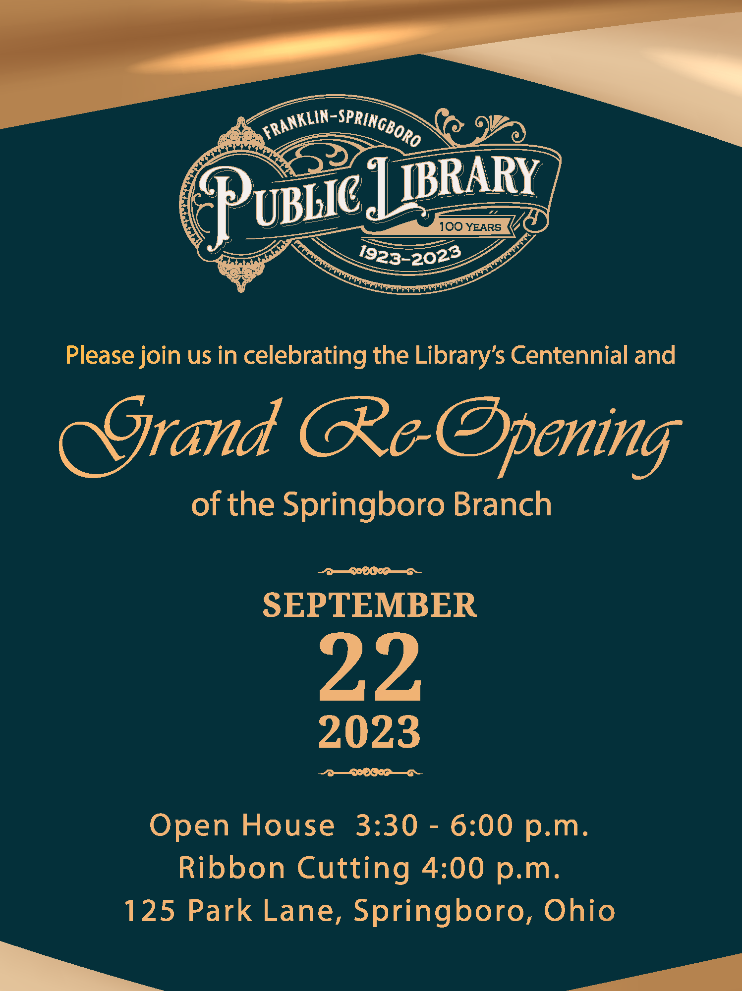 Ribbon Cutting | Franklin-Springboro Library Grand Re-Opening ...