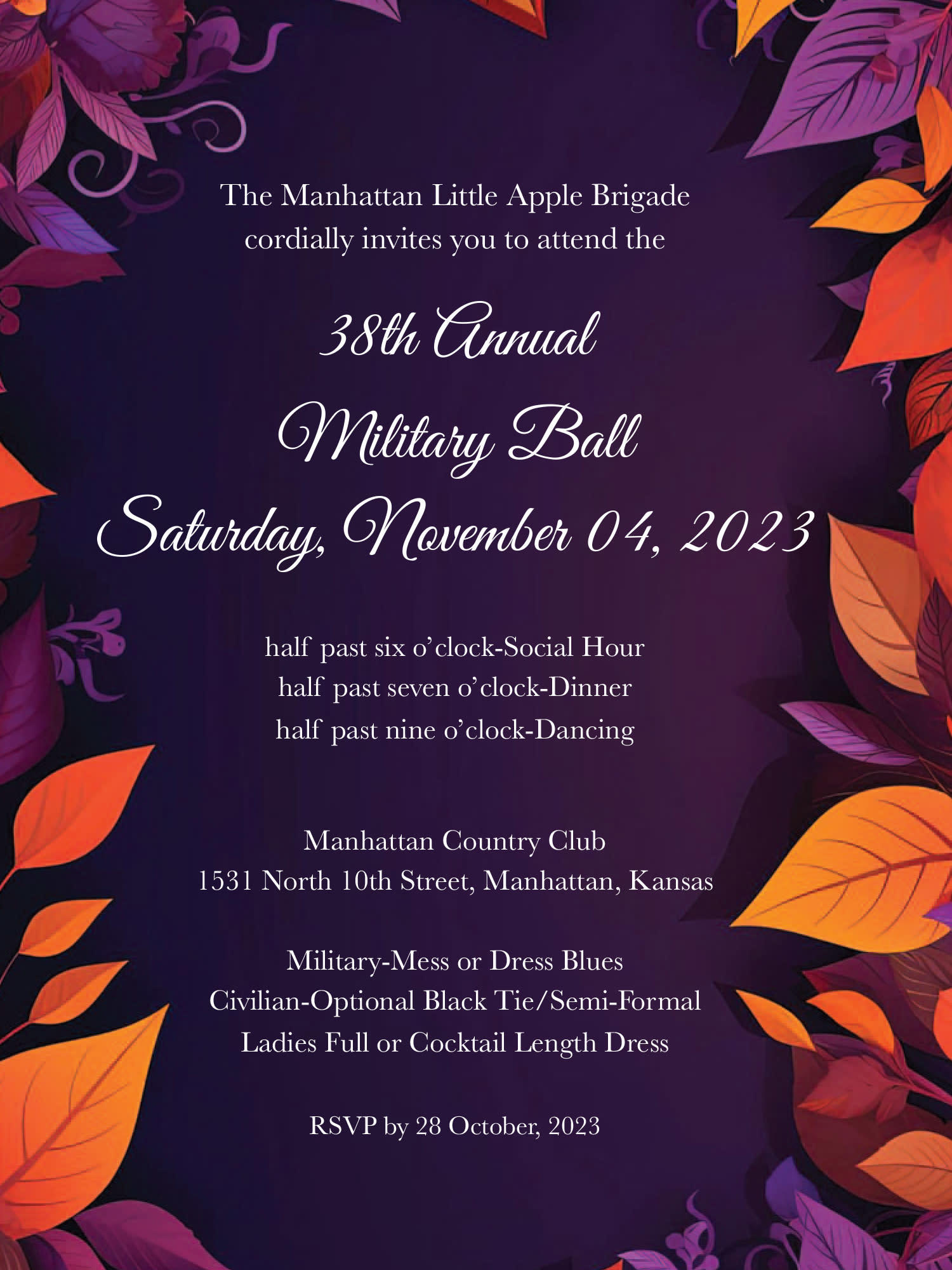 Little Apple Brigade Fall Ball - Event Registration