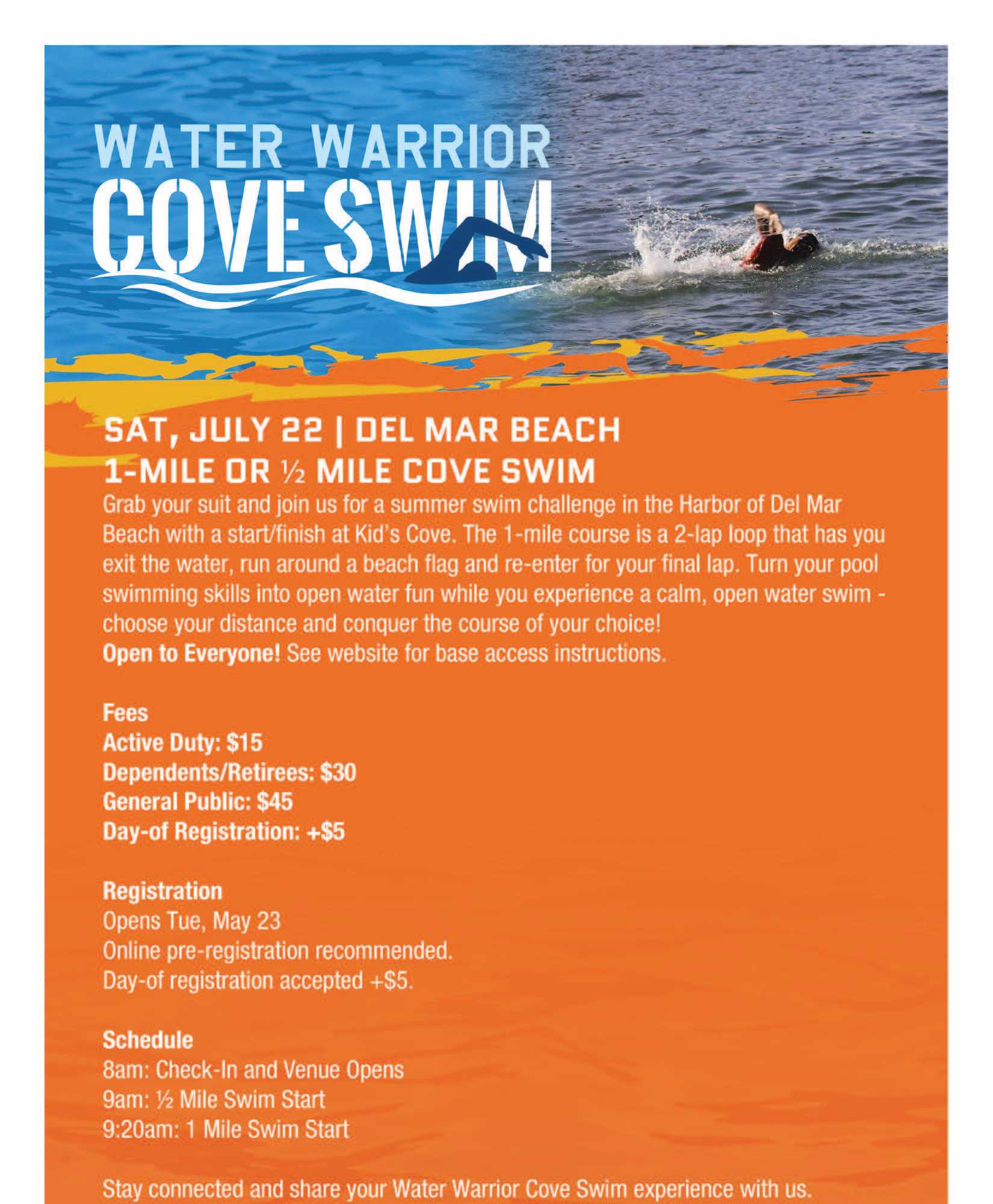 Water Warrior Cove Swim - Fallbrook Chamber of Commerce