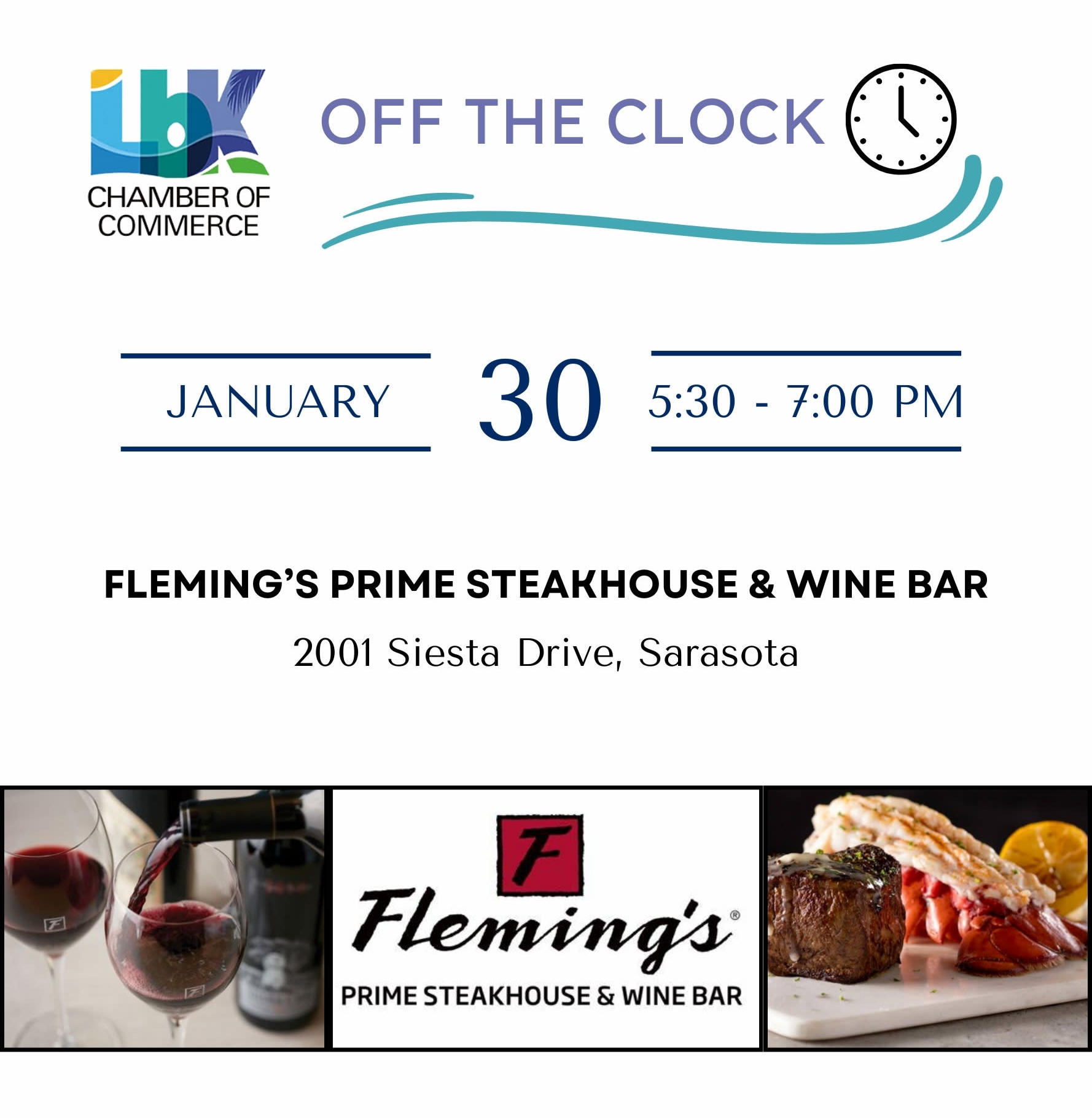 LBK Chamber Event - Off The Clock at Fleming's Prime Steakhouse & Wine ...
