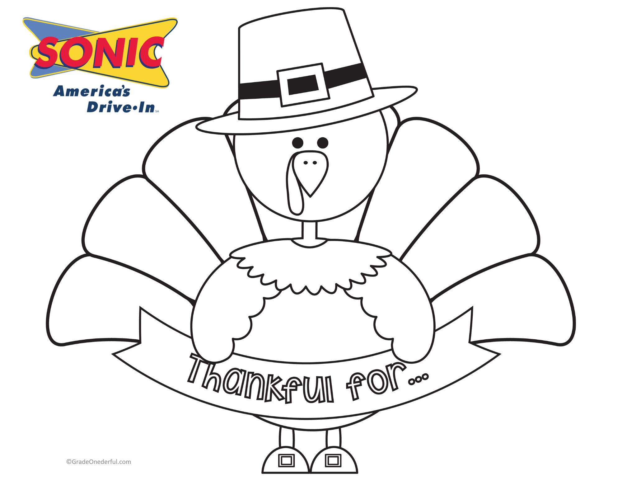 thanksgiving coloring contest pages