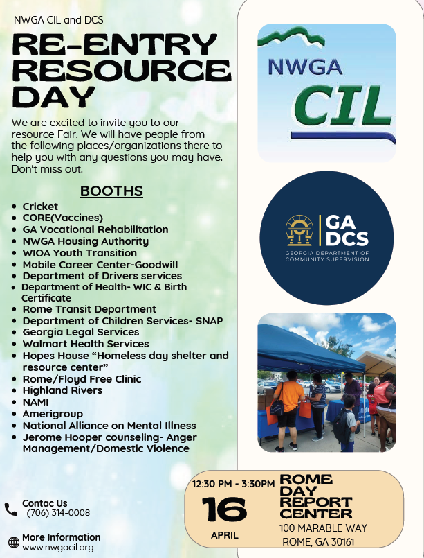 Re-entry Resource Fair - default - Rome Floyd Chamber