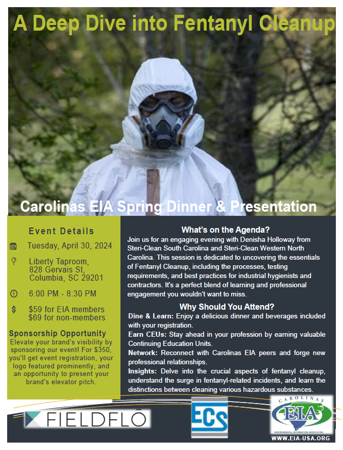 Carolinas Chapter of the EIA Dinner and Presentation - Event Registration