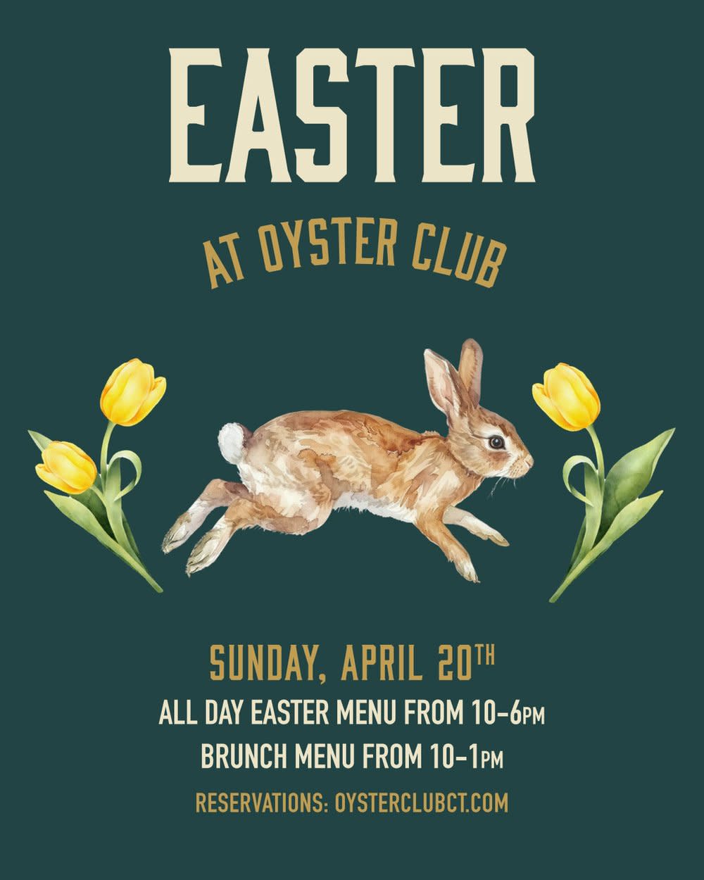 Easter Brunch at the Oyster Club - Greater Mystic Chamber of Commerce - CT