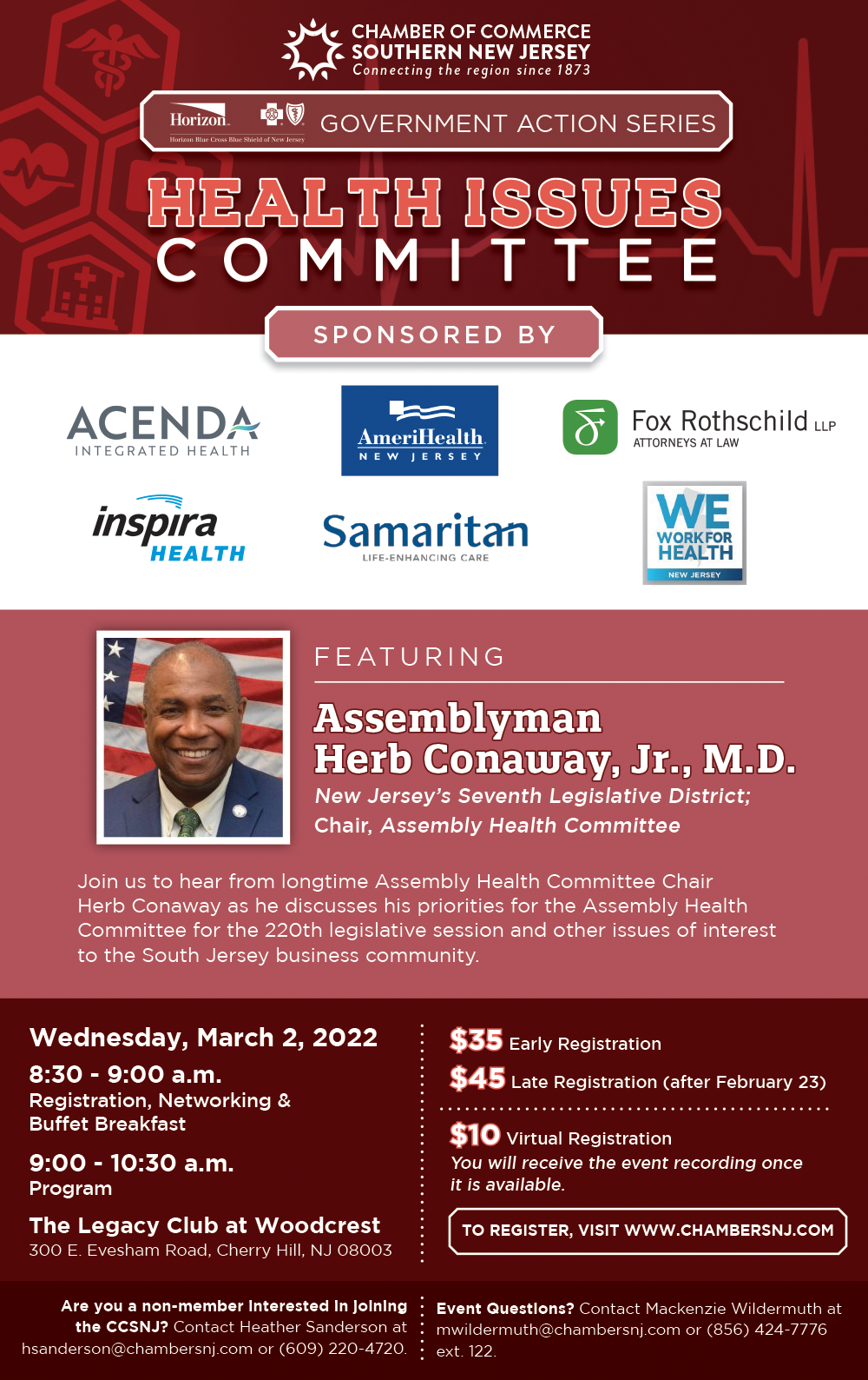 Health Issues Committee - Event Registration