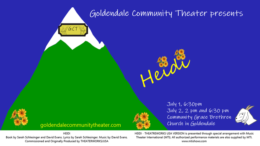 Heidi the Musical - Goldendale Chamber