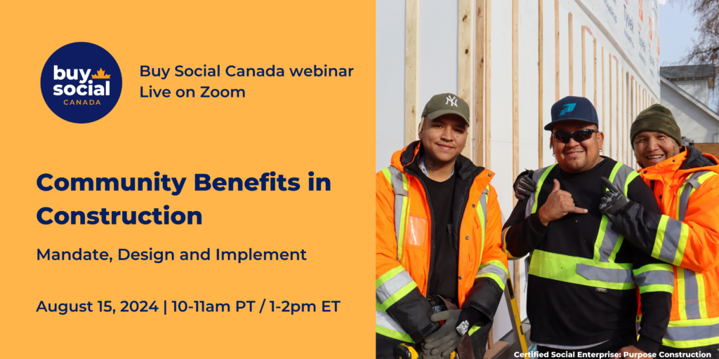 Community Benefits in Construction: Mandate, Design and Implement ...