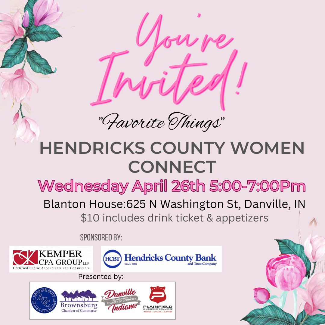 Hendricks County Women Connect April 26th - Favorite Things ...